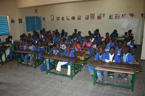 Elèves en classe